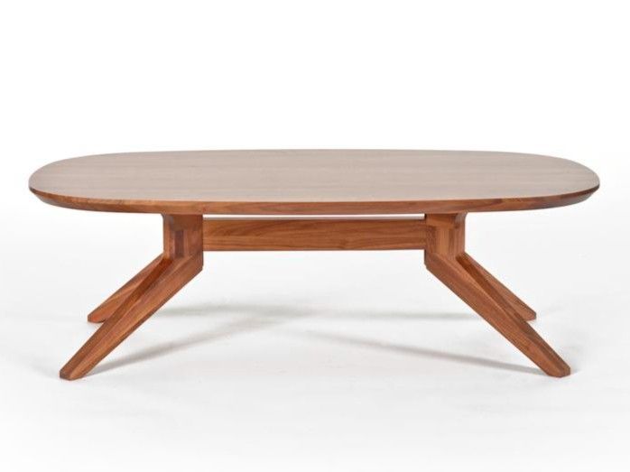 CROSS | Tavolino in noce By Case Furniture design Matthew Hilton