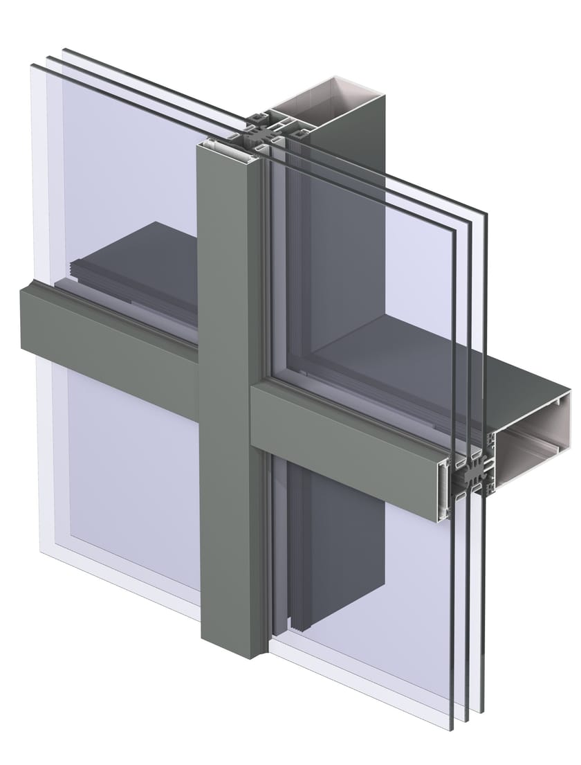 CONCEPTWALL 60 Aluminium Continuous facade system By Reynaers Aluminium