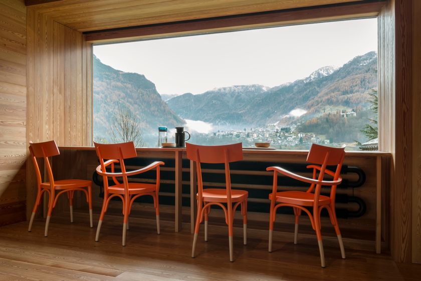 CZECH Beech chair By Wiener GTV Design