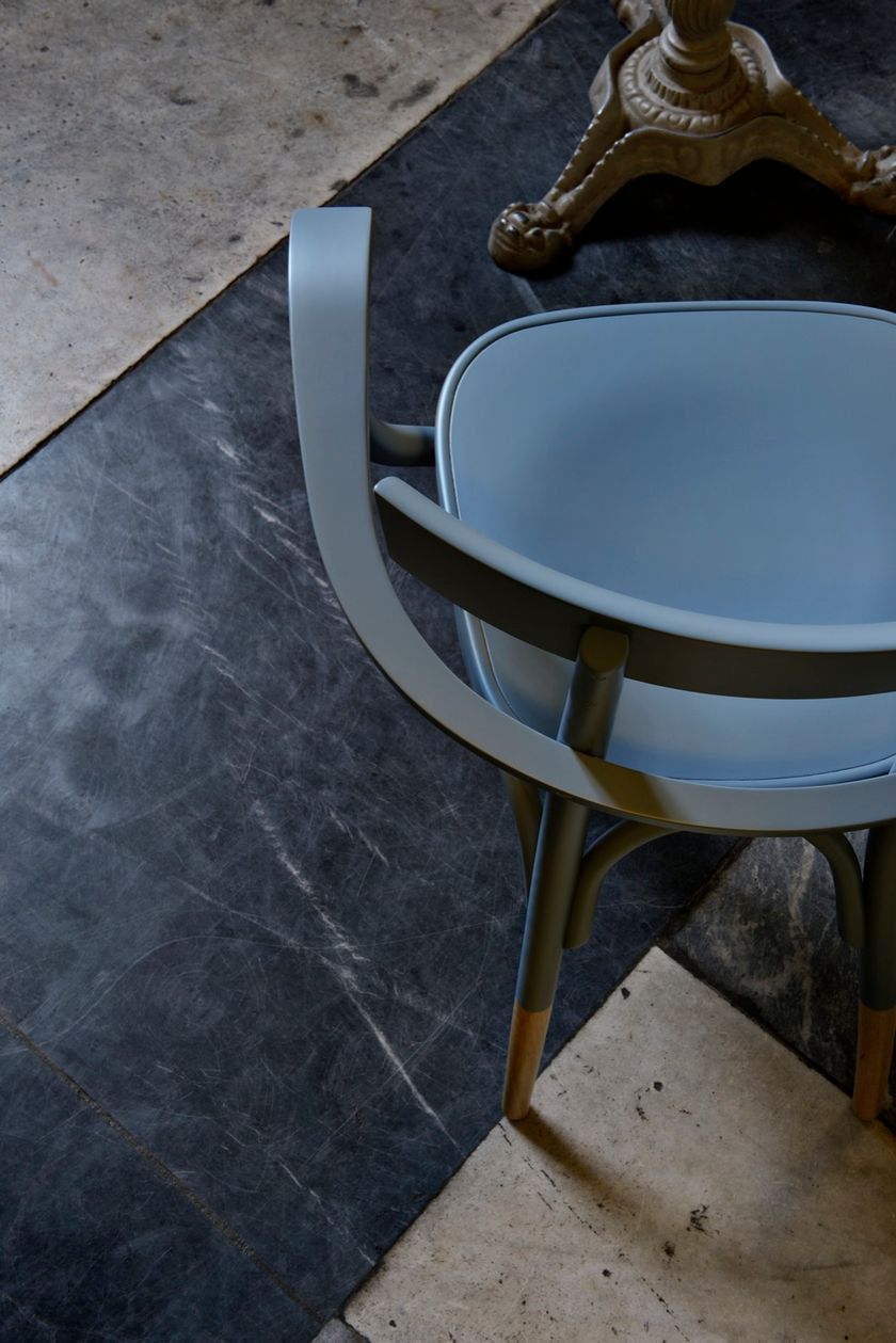 CZECH Beech chair with armrests By Wiener GTV Design