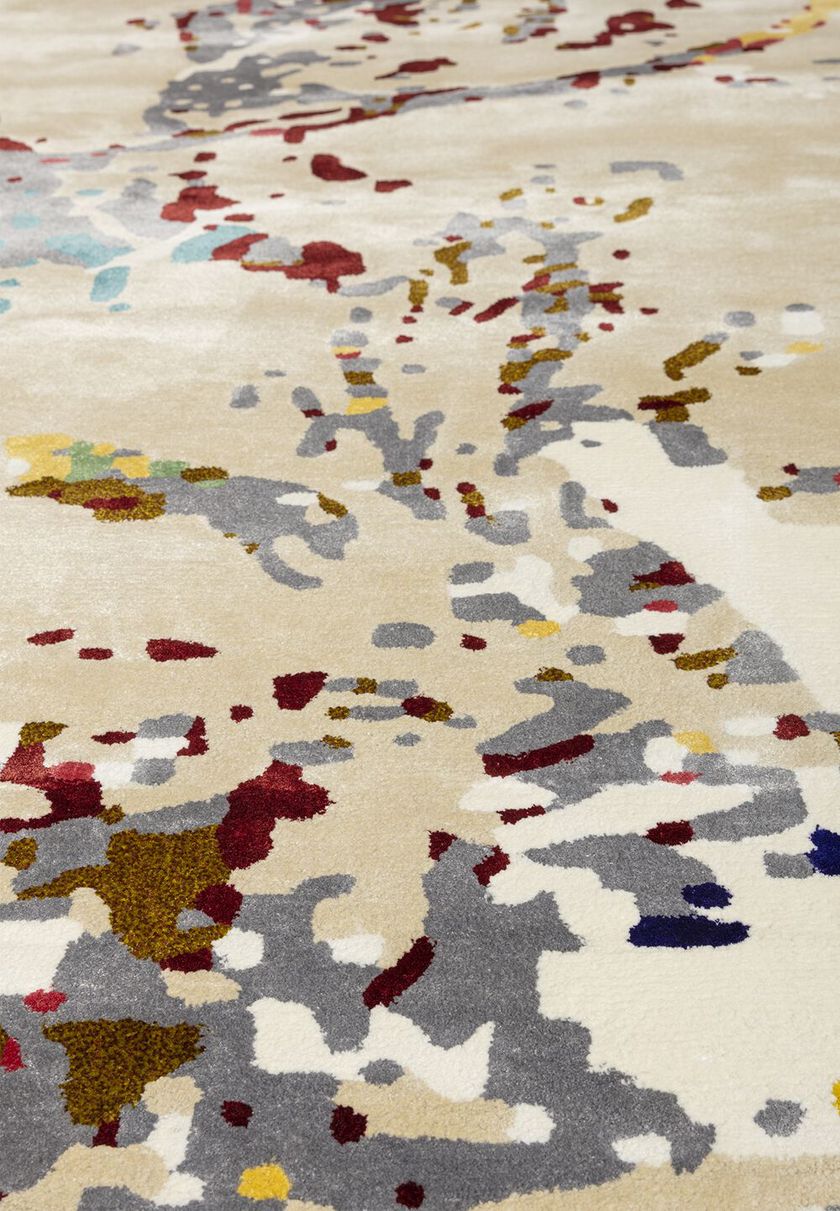 FOREST HIKE - PEARL Rug By Diacasan Edition | design Emmanuel Thibault