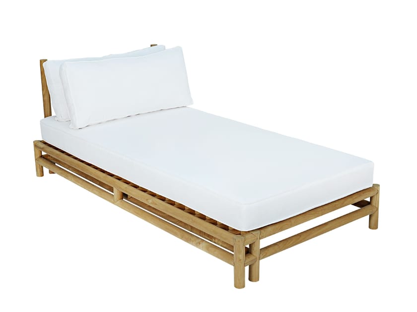 WOO SYSTEM Teak sun lounger By cbdesign | design Maurizio PRIOLO ...