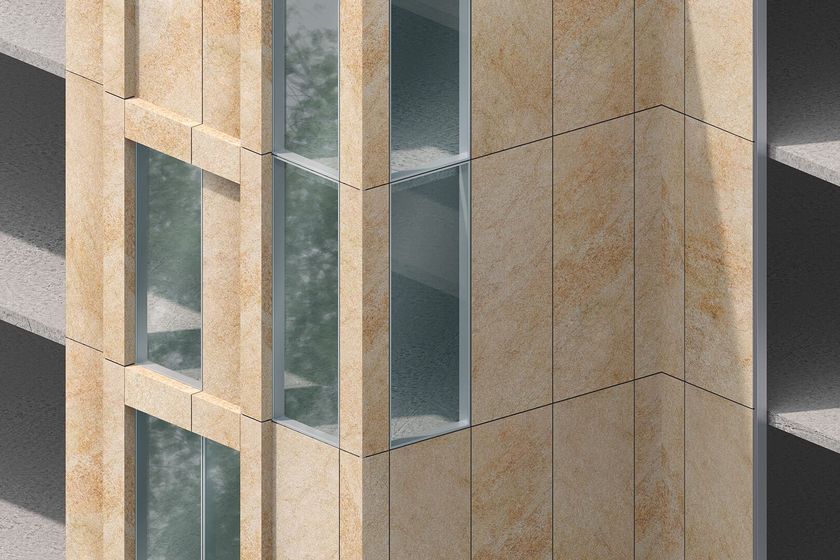 UNITIZED FAÇADE Fachada ventilada By GammaStone