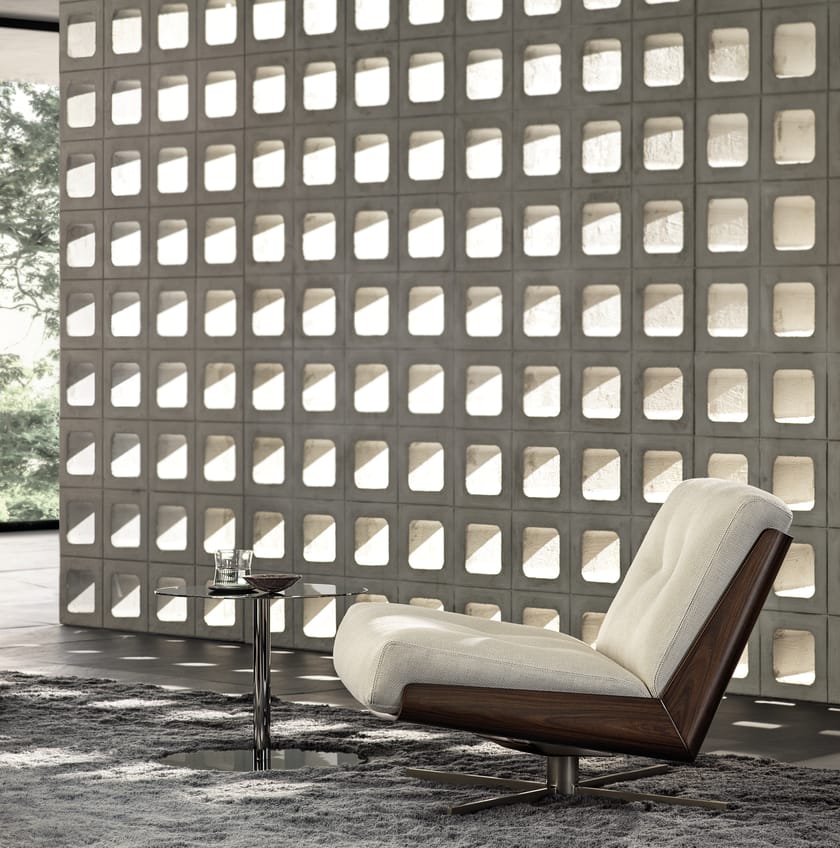 DAIKI | Armchair with 4-spoke base By Minotti design studio mk27