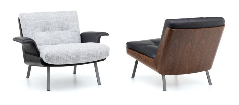 DAIKI Leather armchair By Minotti | design Marcio Kogan / Studio MK27