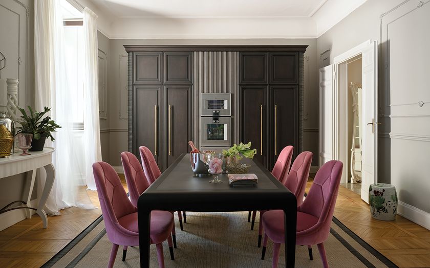 DALIA | Velvet chair DAMA Collection By Prestige