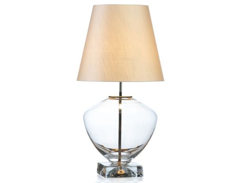 Handmade blown glass table lamp DAVOS By Villa Lumi