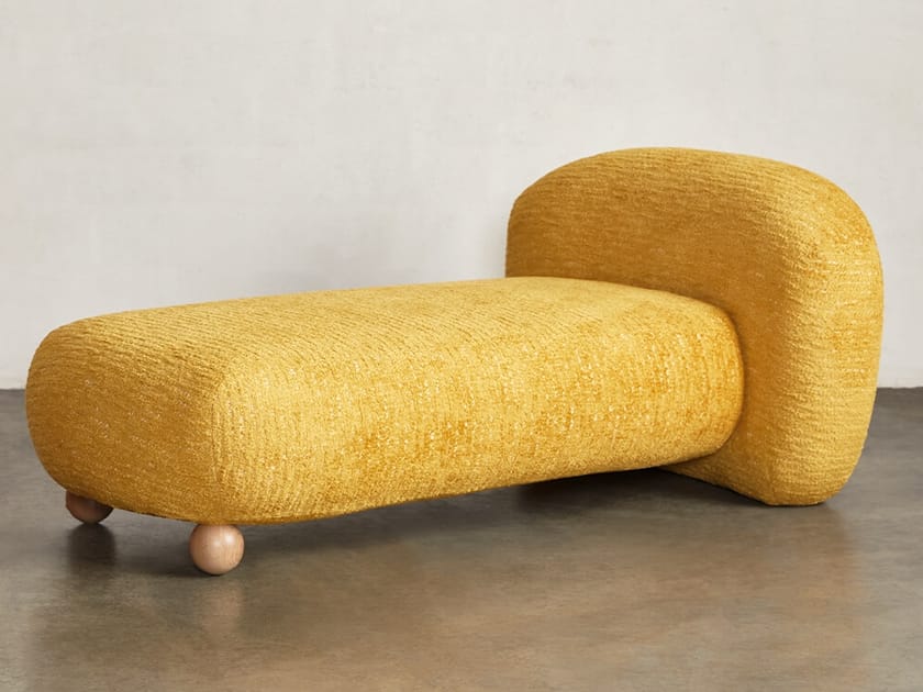 MORRO Upholstered fabric day bed By Kelly Wearstler
