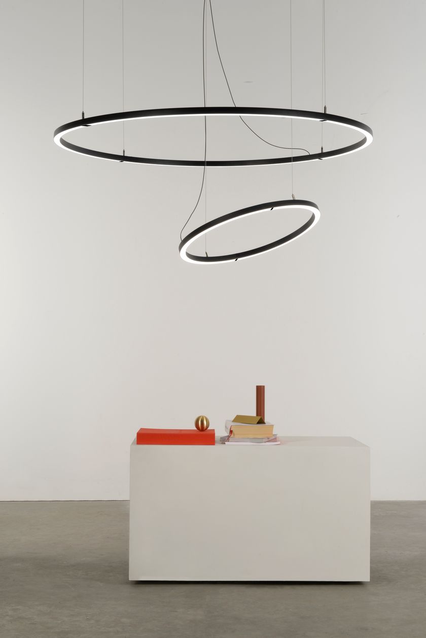 DAYTONA ROUND | Pendant lamp LED dimmable powder coated aluminium ...