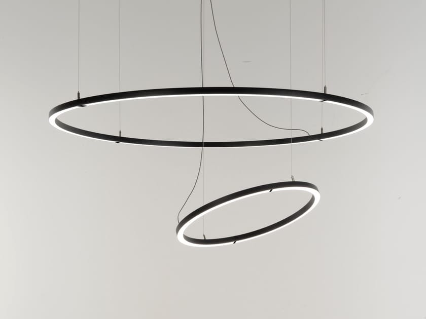 DAYTONA ROUND | Pendant lamp LED dimmable powder coated aluminium ...