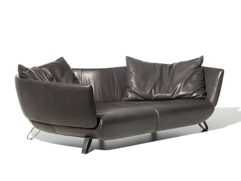 DS-102 SHELL Divano curvo in pelle a 2 posti By de Sede | design ...