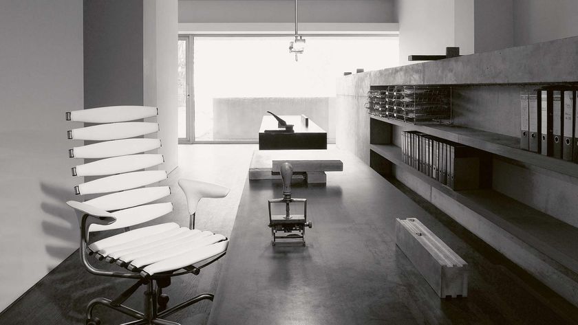 DS-2100 SKELETON Leather office chair with castors, armrests and 5 ...