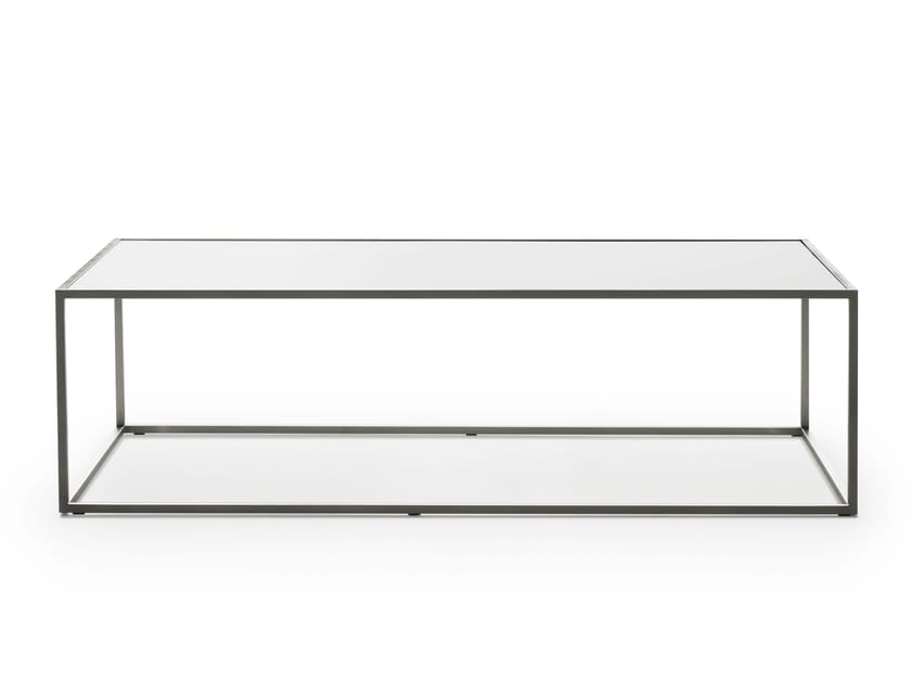 DS-9075 Low rectangular sled base steel coffee table By de Sede ...