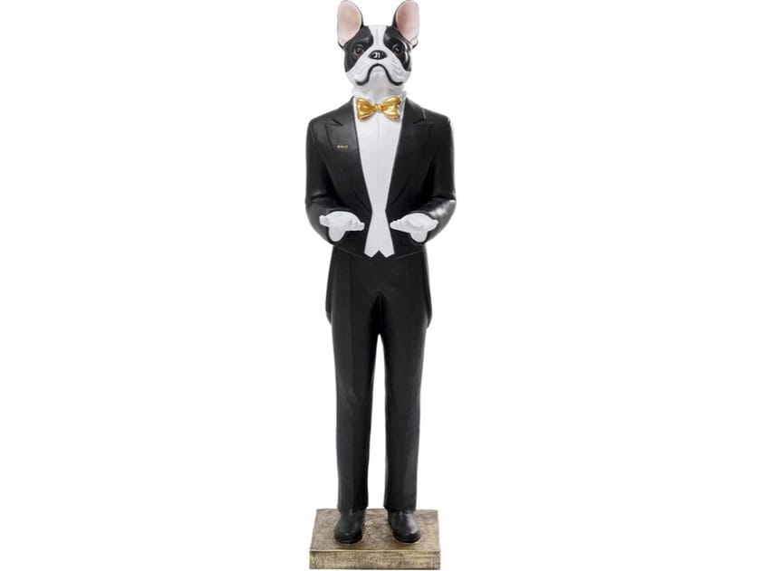 DECO FIGURINE BUTLER DOG ALFRED 雕塑 By KARE Design