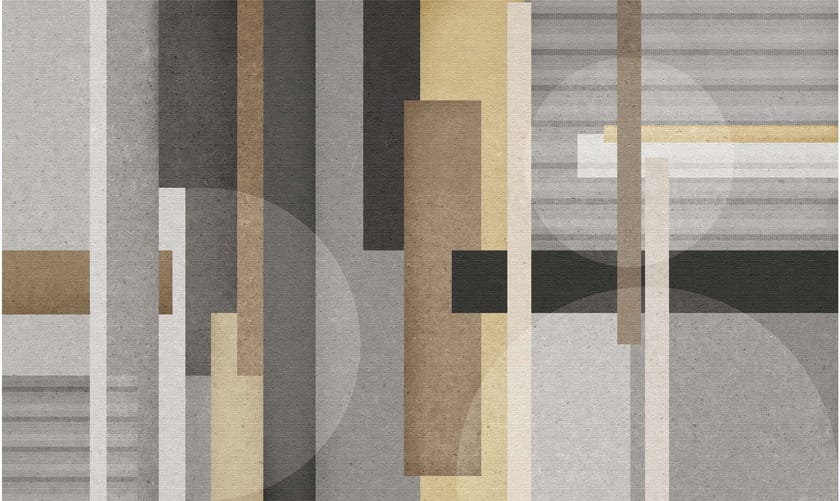 GEOMETRIC VIBES Geometrische Tapete Panorama By MILLE997