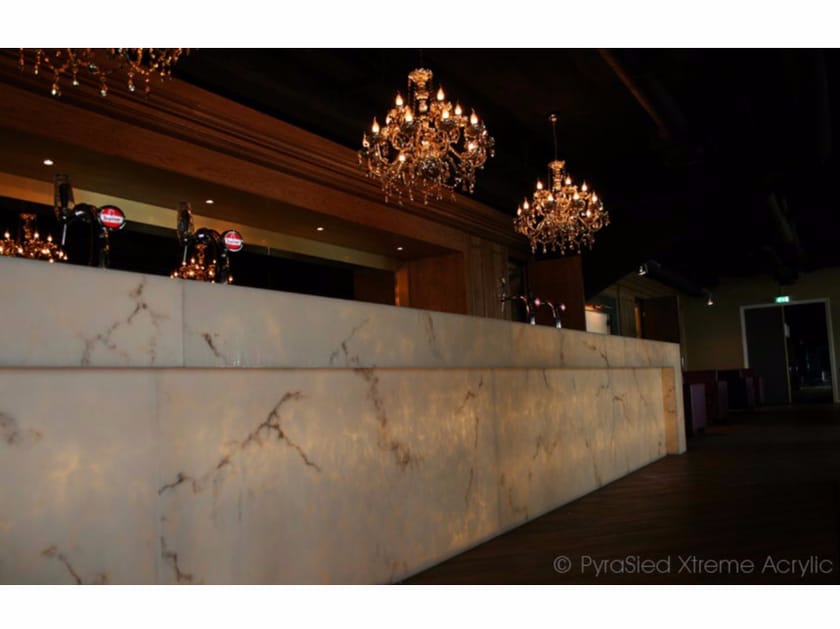FAUX TRANSLUCENT STONE | Bar counter Faux Translucent Stone Collection ...