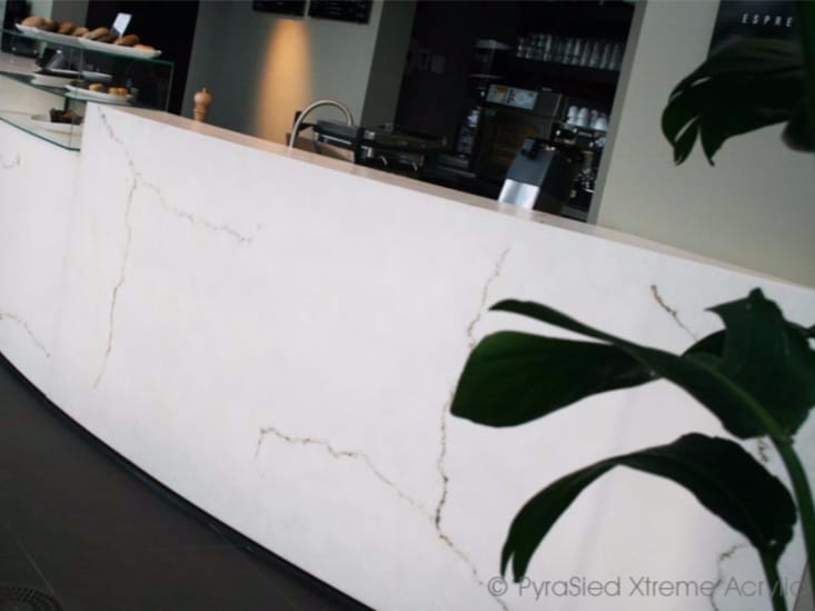 FAUX TRANSLUCENT STONE | Bar counter Faux Translucent Stone Collection ...