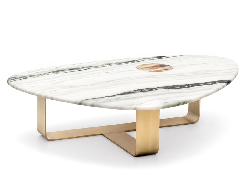 ELECTRA Low triangular marble coffee table By ARCAHORN | design Filippo ...