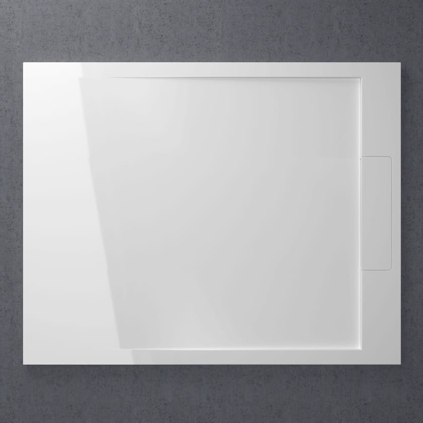 Doccia walk-in in vetro con piatto DESIGNO - KIT A - LUSSO - Edilportale