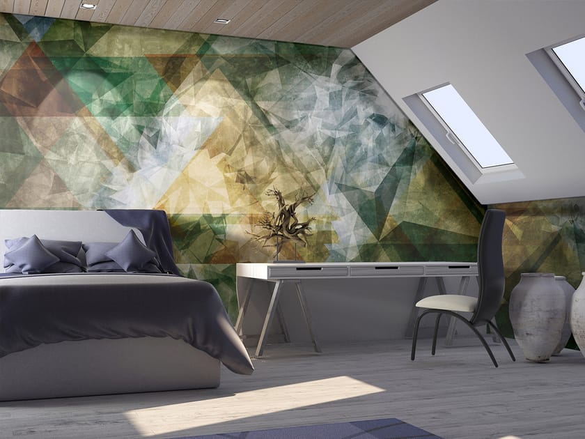 DIMENSIONAL TEAR Papel de parede By Skinwall | design Federico Bandini