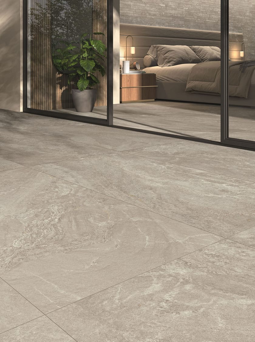 DISTRICT SMOKE outdoor floor tiles By Panaria Ceramica