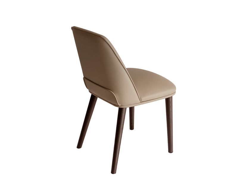 DIVA Upholstered leather chair By EFORMA