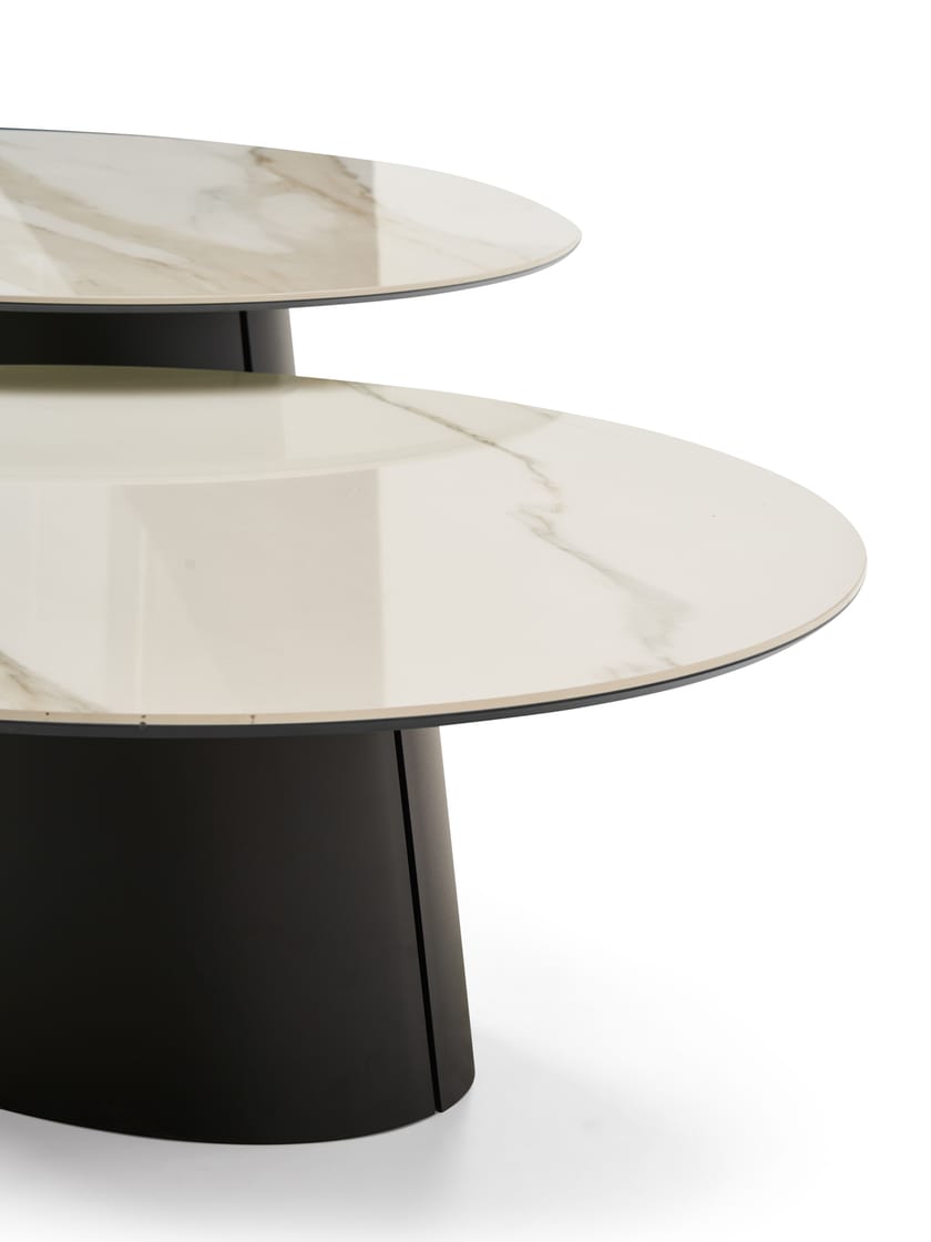 DORADO LOW Round ceramic coffee table By EFORMA | design Moom
