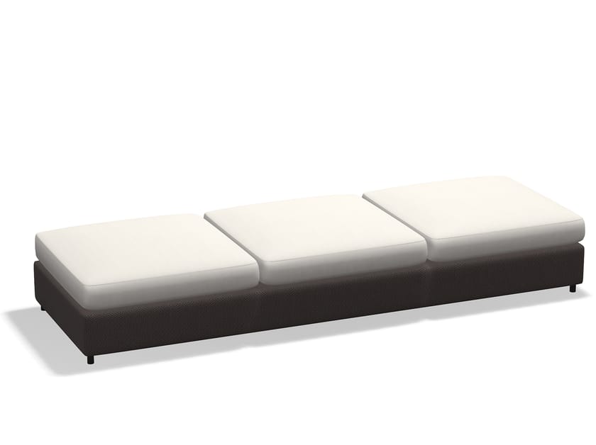 Fabric garden bench DOUBLE 001 Double Collection By RODA design Rodolfo ...