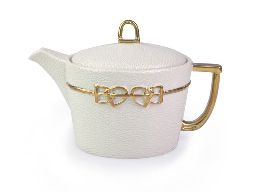 DRESSAGE Teiera in porcellana By VILLARI