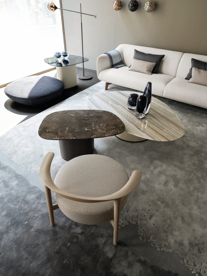 DRIVE Sectional fabric sofa By Giorgetti | design Carlo Colombo