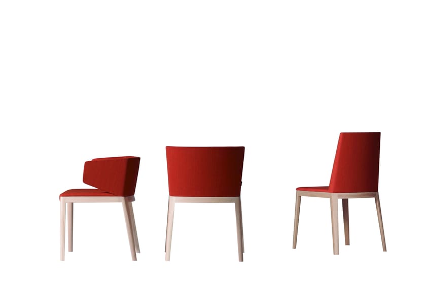 Upholstered fabric chair DUAL 480B Dual Collection By Capdell design ...