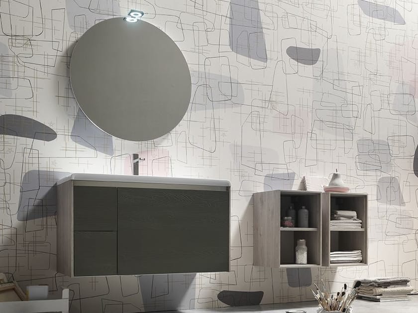 Bathroom cabinet / vanity unit E.GÒ - COMPOSITION 48 E.Gò Collection By ...
