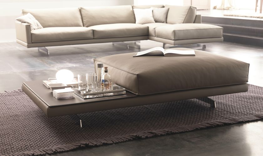 É TIME | Sectional sofa Corner fabric sofa with integrated magazine ...