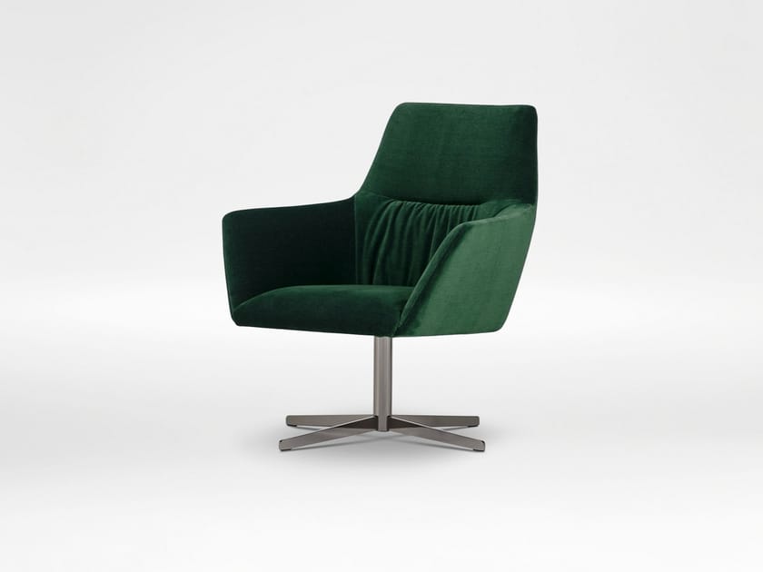 QING | Swivel easy chair Qing Collection By CAMERICH
