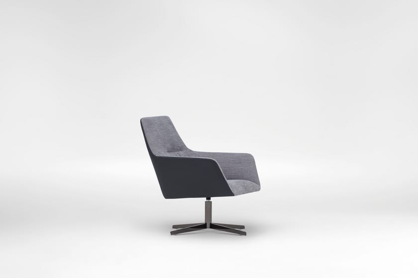 QING | Swivel easy chair Qing Collection By CAMERICH