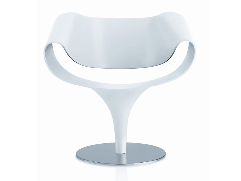 PERILLO Armchair with armrests in lacquered wood By ZÜCO | design ...