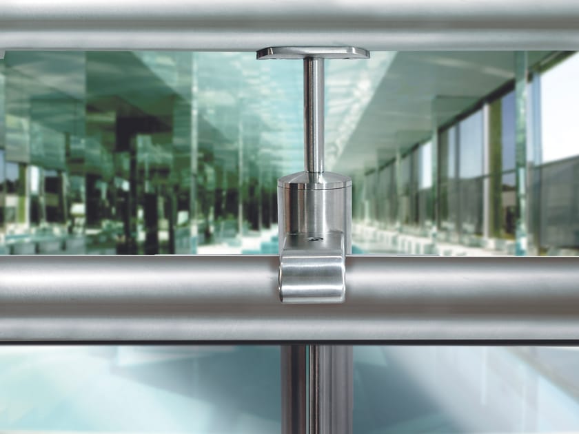 EASY HOLD ROUND GLASS Outdoor railing By IAM DESIGN