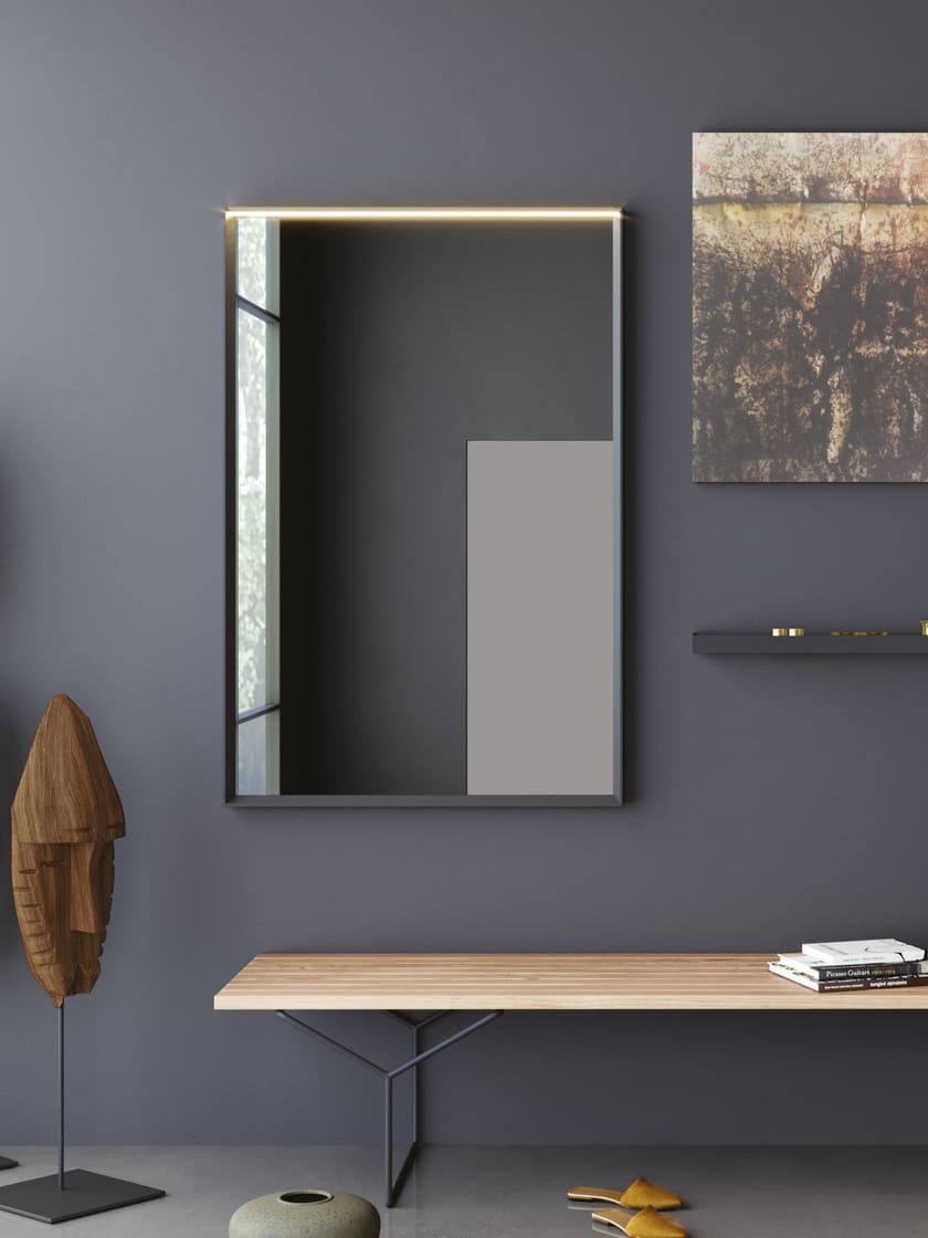 Wall-mounted mirror with integrated lighting EASY MIRROR EasyMirror ...