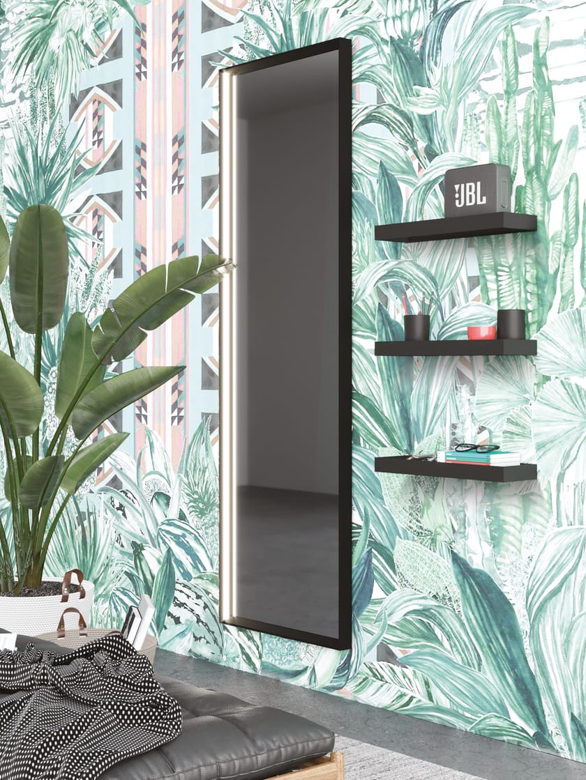 Wall-mounted mirror with integrated lighting EASY MIRROR EasyMirror ...