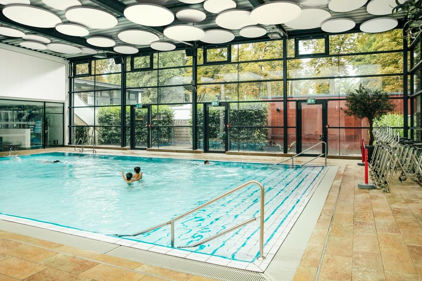 Glass wool hanging acoustic panel Ecophon Solo™ Circle Akutex HS ...