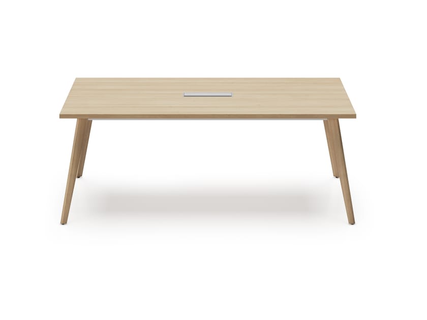 ECOWOOD | Mesa de reunión rectangular By Cider Edition