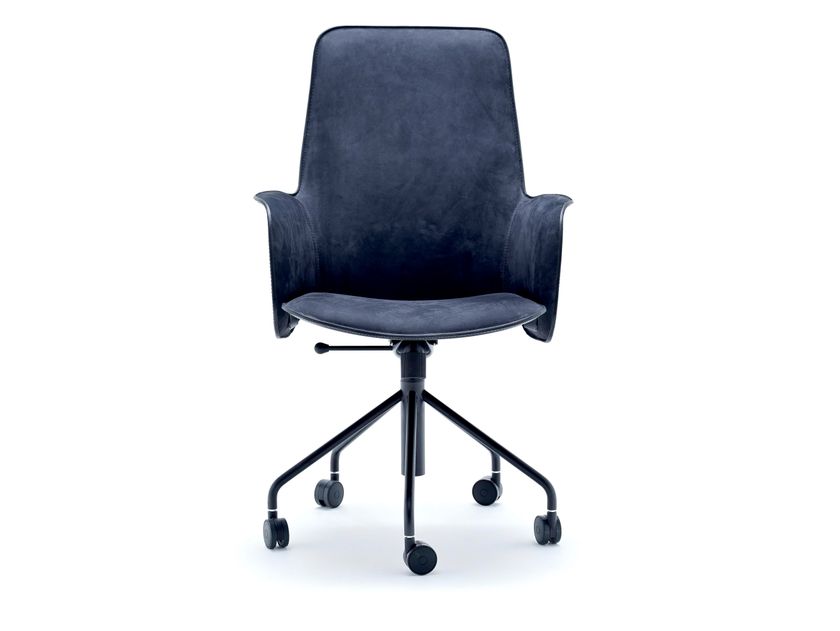 ELECTA TALL | Office chair with castors Swivel height-adjustable ...