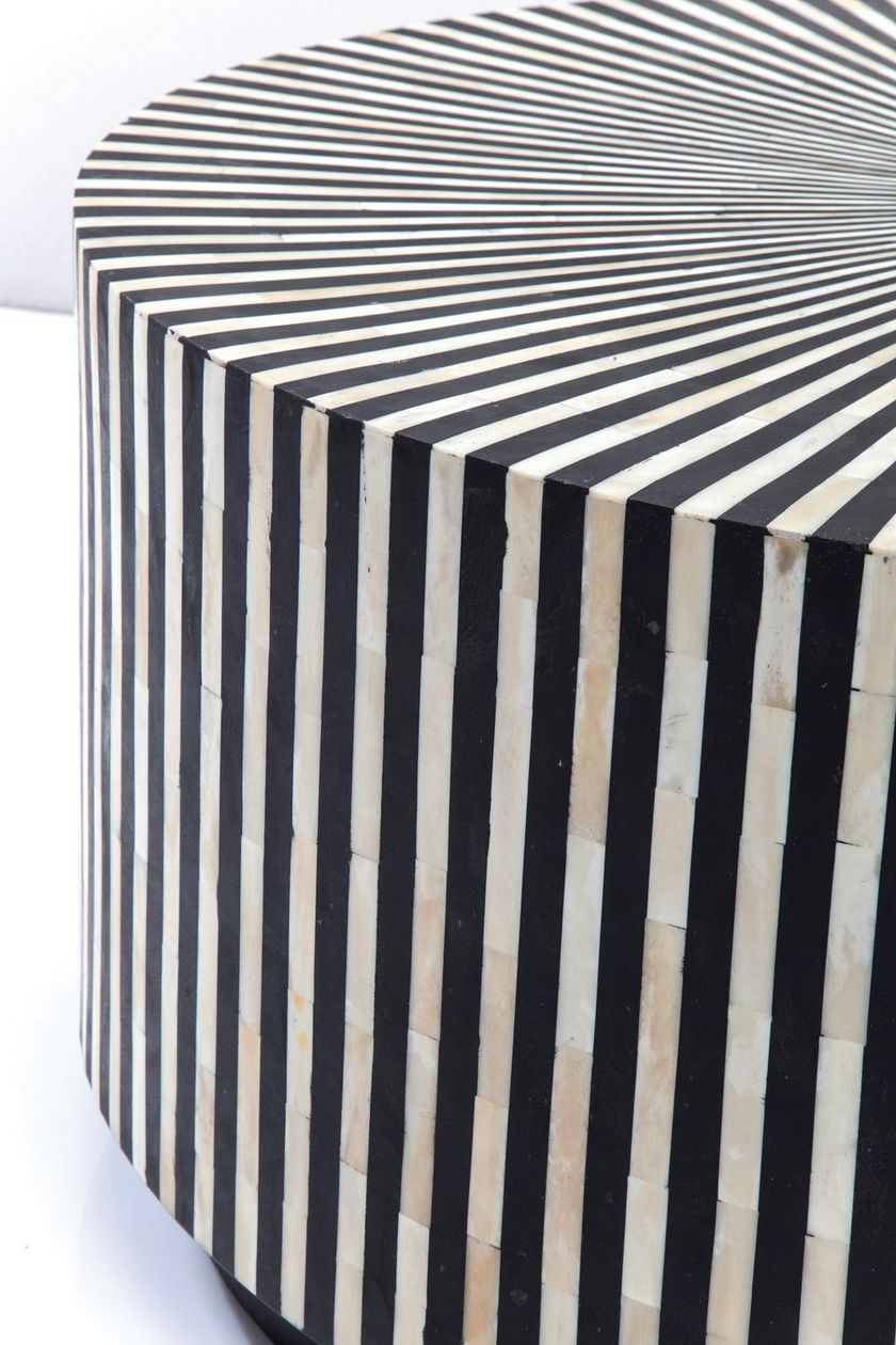 Low round chipboard coffee table ELECTRA By KARE-DESIGN