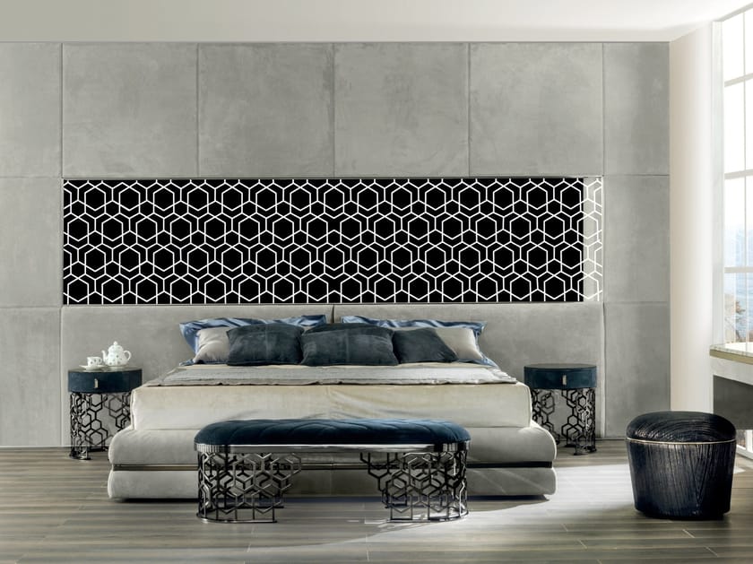 Boiserie / letto in pelle ELEGANT | Letto - Longhi