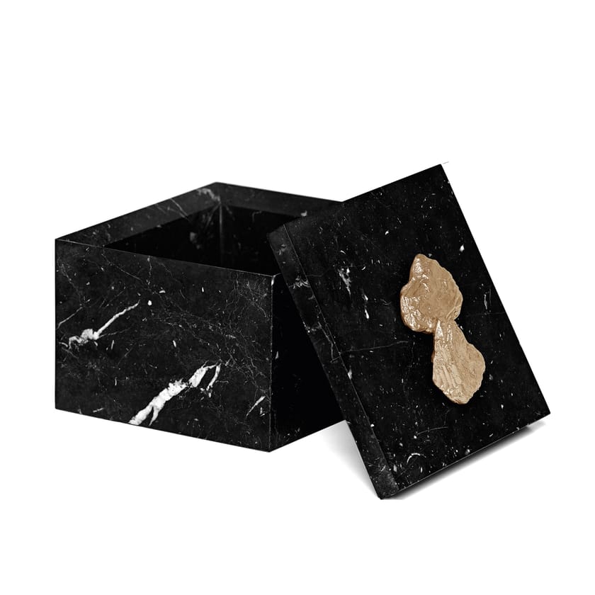 HOME ACCESSORIES Marble storage box By Ginger & Jagger