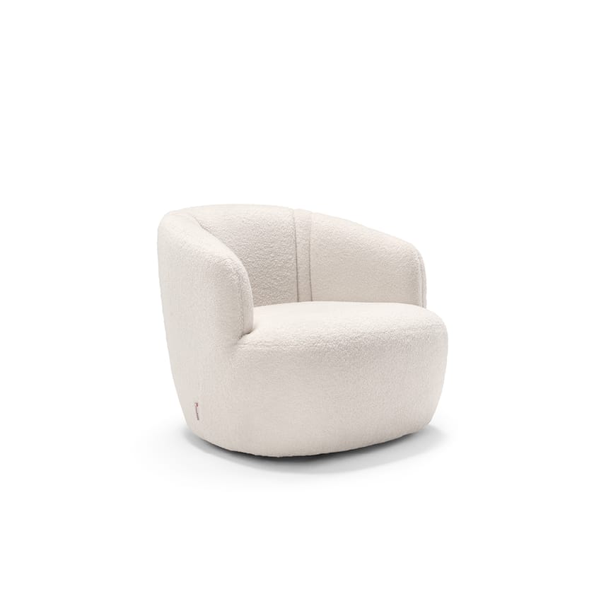 EMBER | Fabric armchair By Max Divani