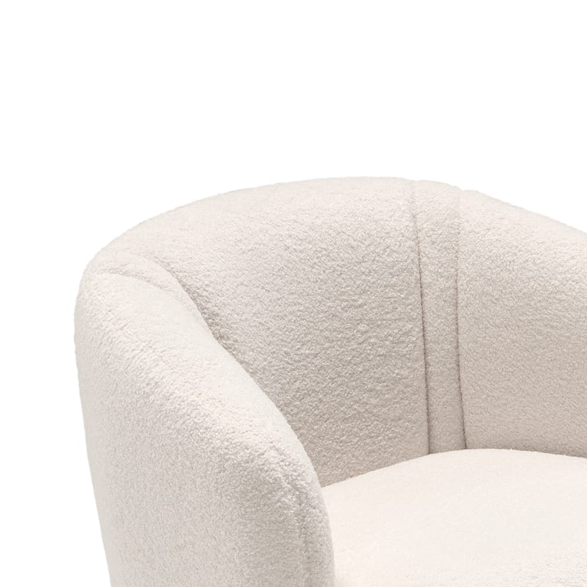 EMBER | Fabric armchair By Max Divani
