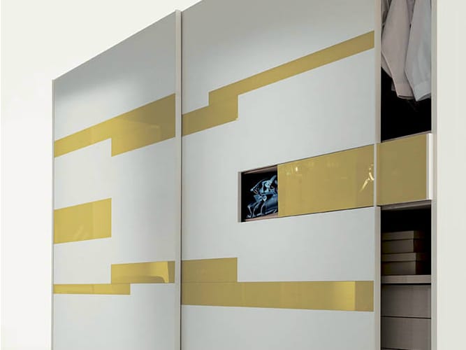 Armadio laccato con TV integrata EMOTION BASIC By Fimar