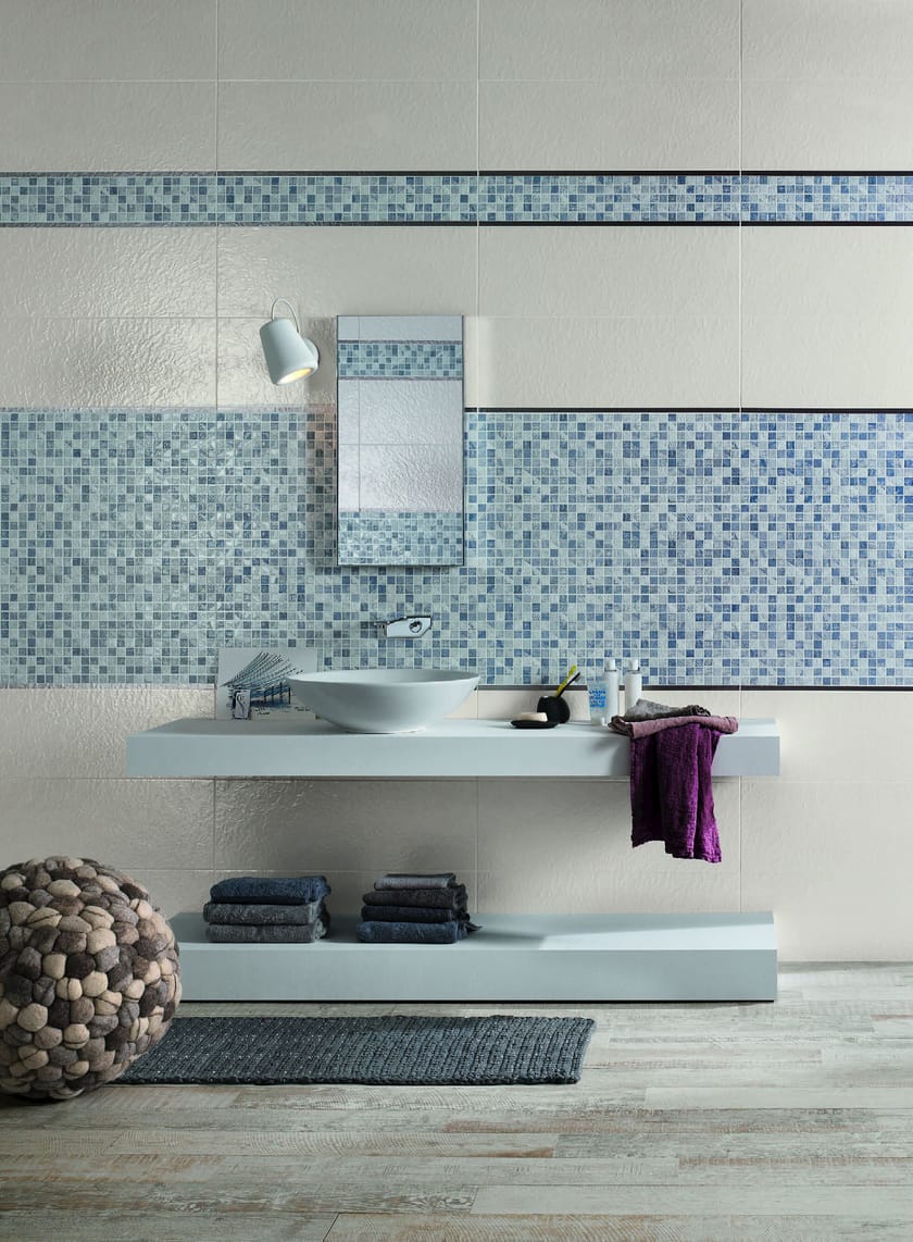 Mosaico en pasta blanca EMPREINTE MOSAIC AZUR Colección Empreinte By ...