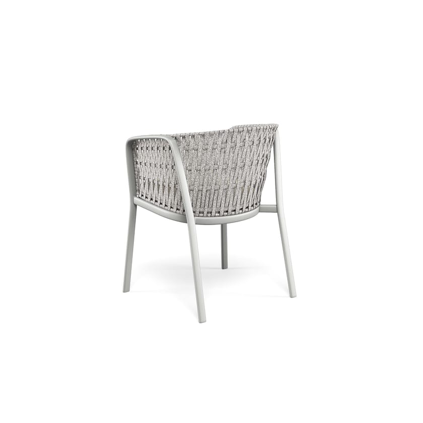 CAROUSEL Flat alu-rope armchair By emu | design Sebastian Herkner